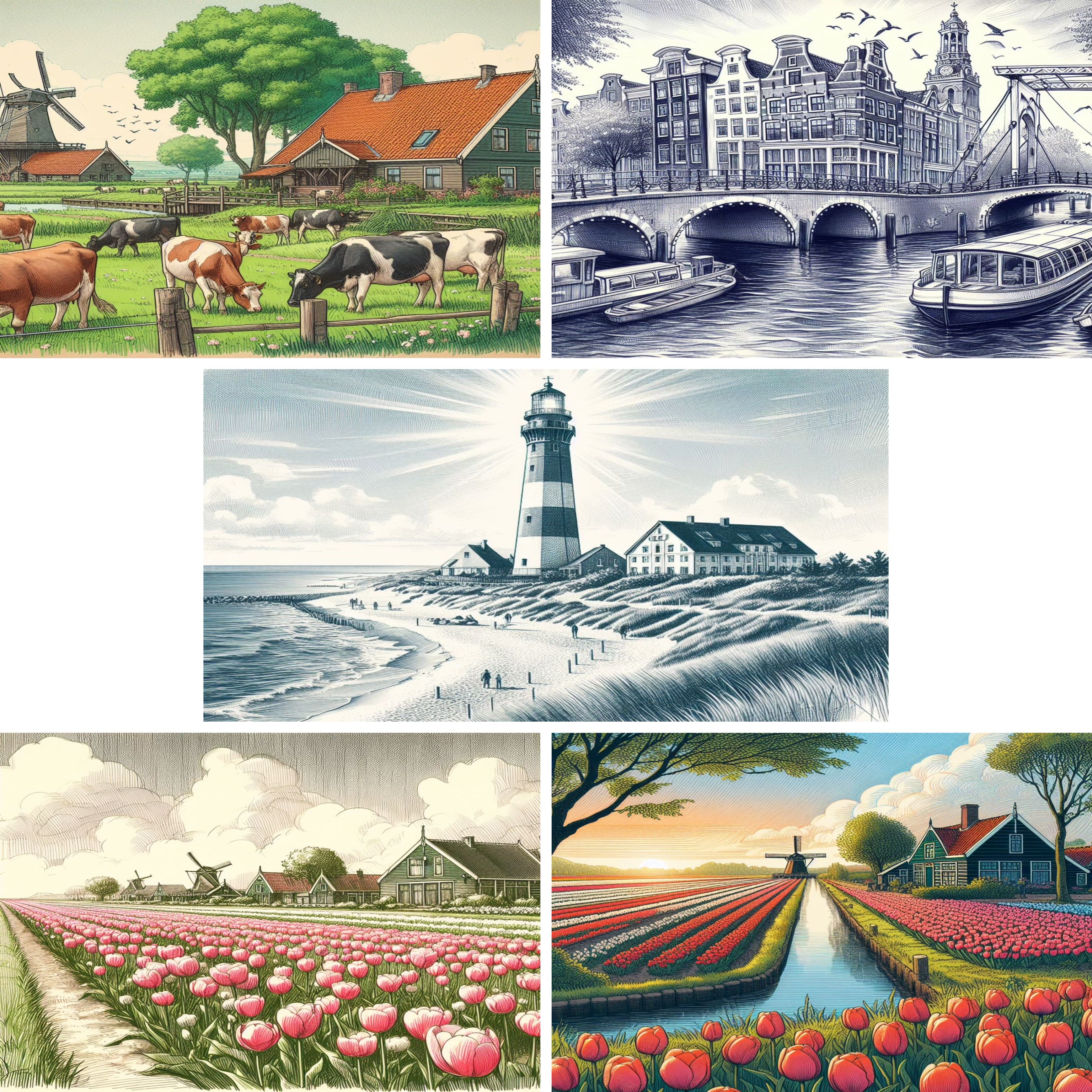 Sets voor o.a. Postcrossing – Hollands Kaartje
